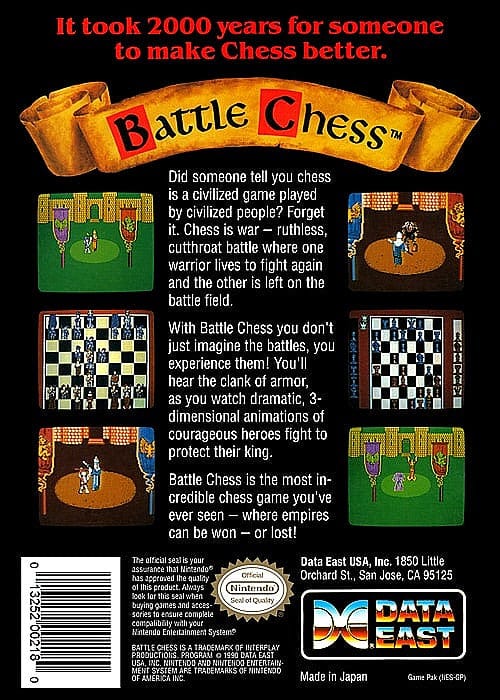 Battle Chess - Nintendo NES – Gandorion Games