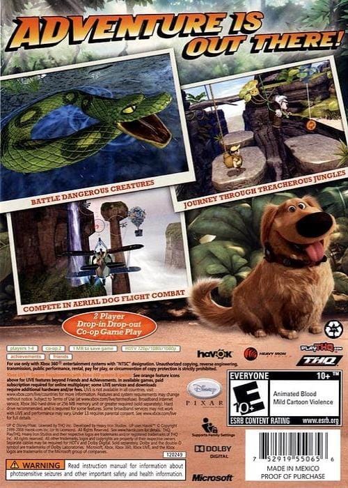 Disney Pixar Up Microsoft Xbox 360 Game - Gandorion Games