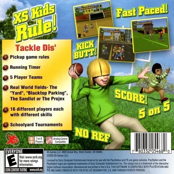 XS Junior League Football PlayStation 1 - Gandorion Games