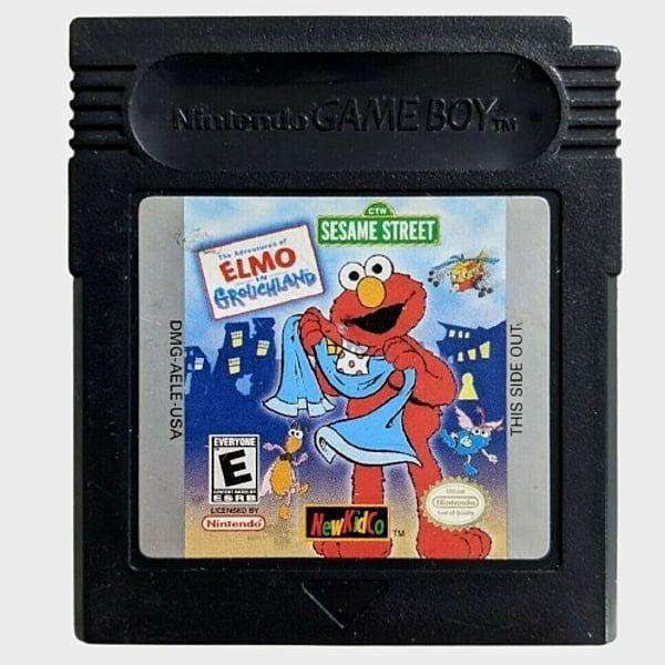 Sesame Street: The Adventures of Elmo in Grouchland Nintendo Game Boy ...