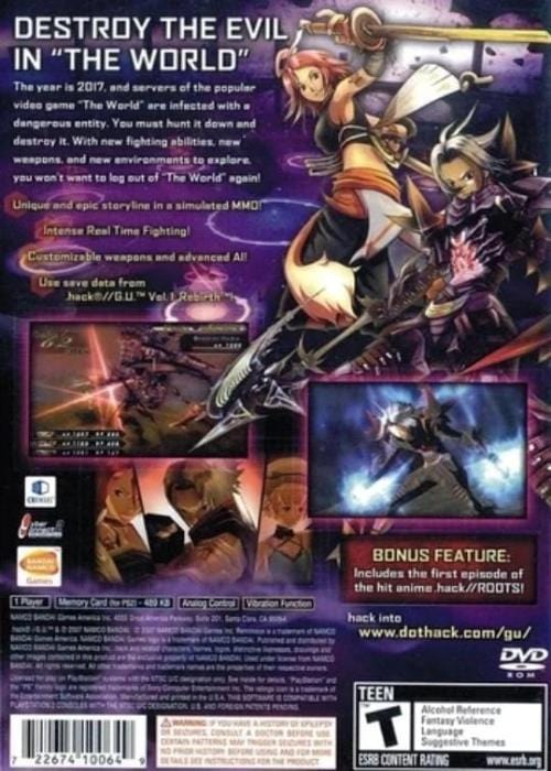 .hack//Outbreak Part 3 Sony PlayStation 2 - Gandorion Games